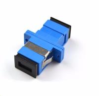 China SC UPC Simplex Single Mode Fiber Optic Adapter 0.1dB Low Insertion Loss FTTH for sale