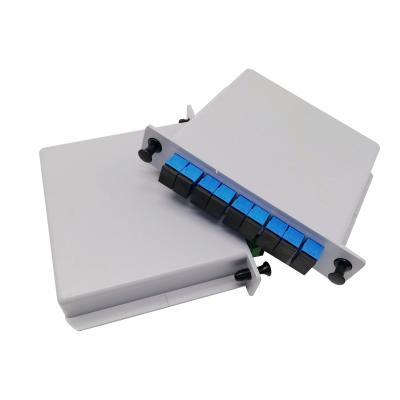 Cina Tipo di carta ottico di inserzione di 1×8 Sc/Upc separatore a fibra ottica dello SpA in vendita