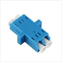 China LC UPC Duplex Singlemode Fiber Optic Adapter 0.2dB Low Insertion Loss for sale