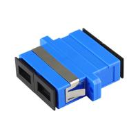 China SC UPC Singlemode 0.3dB Duplex Fiber Optic Adapter Low Insertion Loss for sale