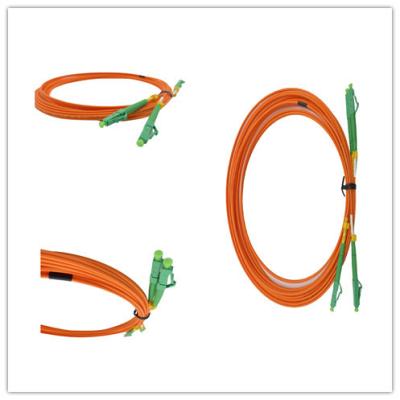 Cina Cavo di toppa di fibra ottica del PVC FTTH 1m di LC APC G652D in vendita
