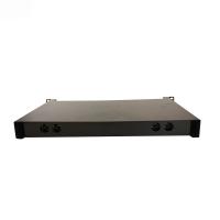 China 24 Cores Fiber Optic Patch Panel ODF 19 Inch Rack Mount Termination Box 1U for sale