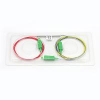 China Fiber Optic FBT Coupler 1x2 SC/APC 1m Single Mode Optical Splitter 1310nm 1550nm for sale
