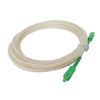 China Scapc-Scapc Sm Simplex White Jacket Fiber Optic Patch Cord for sale
