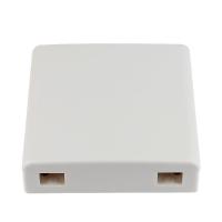China FTTH 86 Type Fiber Optic Access Wall Socket Box IP65 2 Pigtail Adapter Capacity for sale