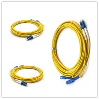 China SC to LC Multimode Fiber Patch Cord Low PDL 0.25dB Insertion Loss Duplex for sale