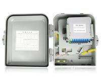 China ABS FTTH Fiber Optic Splitter Distribution Terminal Box 16 Core Waterproof for sale