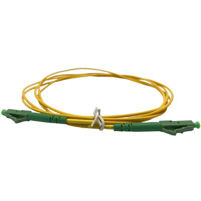 中国 LC/APCポリ塩化ビニールLSZH G657A Fiber Optic Patch Cord Yellow White 2.0mm 3.0mm 販売のため