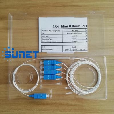 Китай ВОЛОКНА ТРУБКИ SC UPC/APC ОДИНОЧНОГО РЕЖИМА 1X4 SPLITTER PLC СТАЛЬНОГО ОПТИЧЕСКИ продается