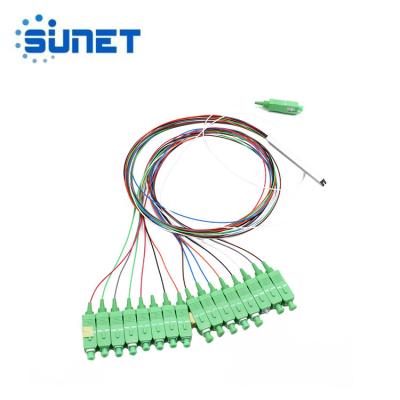 Cina Fibra ottica del separatore del Plc con il separatore dello SpA del connettore 1x16 Mini Type di SC/APC in vendita
