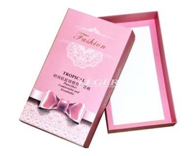 China Colored Printed Personalised Packaging Boxes With Lids For Women Dress for sale