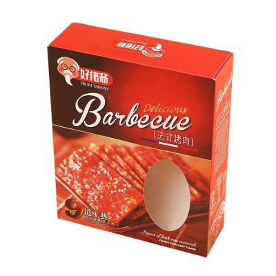 China Barbecue Meat Paper Packaging Design Box , Custom Product Packaging Box for sale