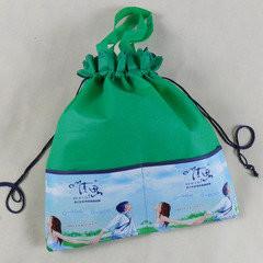 China Small Recycled Drawstring Non Woven Bag , Cusotm Non Woven Printed Bags for sale