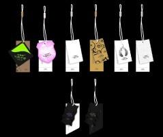 China Multi Shaped Colorful Custom Printed Hang Tags With Business Logo And String for sale