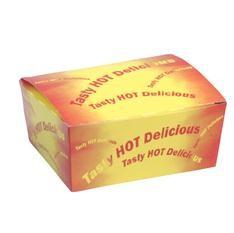 China Rectangle Shaped Paper Food Packaging Box with Customized Size / Color for sale