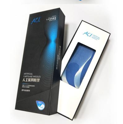 China Recyclable Square Paper Packaging Boxes For Shoe Pad / Insole Packaging for sale