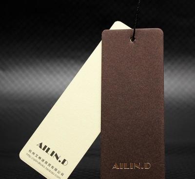 China Lightweight Custom Printed Hang Tags / Garment Packing Bags Eco Friendly for sale