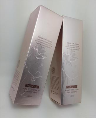 China Stamped Logos Paper Cosmetic Packaging  , Eco Friendly Cosmetic Packaging for sale