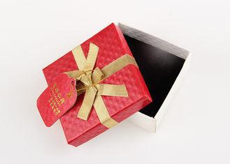 China Red Present Packaging Cardboard Gift Boxes For Watch / Chocolate / Necklace for sale