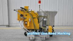 two components 2K  profiled line road marking machine