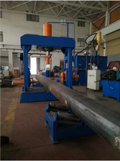 China High Mast Pole Assembly &Straightening Machine HJZ-1200 for sale