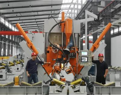 중국 지름 60~600mm,길이 12000mm CNC 라이트 폴 셔트 용접 기계 판매용