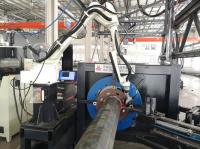 China Automatic Base Plate Welding Machine RW-120/300 for 300mm Diameter 12m Light Poles for sale