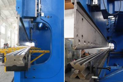 China Freio de pressão hidráulico CNC para metalurgia de trabalho pesado com capacidade de tanque de óleo de 400L 200T Max. Pressão e curso ajustável à venda