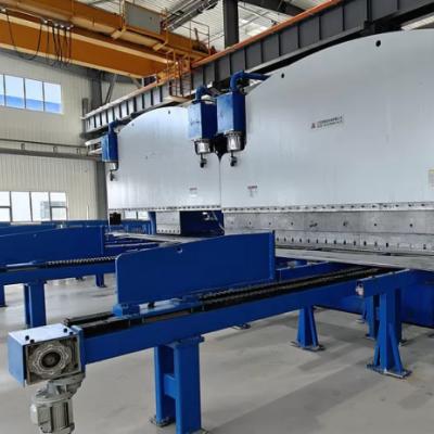 China CNC Double Linkage Bending Machine For 14m Tapered Octagonal Street Light Pole for sale