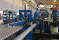 China 350mm 2000mm Automatic Robotic Welding Machine with CNC Door Cutting for Light Poles for sale