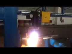 Máquina de corte de portas de postes de luz de 2500 mm, máquina de corte de portas de postes de luz de plasma CNC