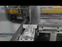 Máquina de dobra de travões de pressão hidráulica CNC de alta rigidez Com controlador DA56 ou DA66T