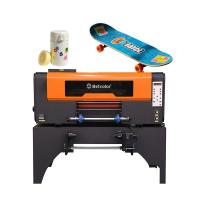 China Crystal UV DTF Printer 30cm Wide Roll Sticker Digital Printing Plotter with Print Head for sale
