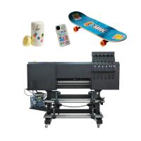 China 60cm UV DTF Printer for Glass Boxes Phone Cases Labeling Pattern Automatic Inkjet Printer for sale