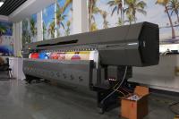 China Large Flatbed UV Printer C8 4 Heads 3.2M Width 4 Color CMYK Industrial Printing for sale