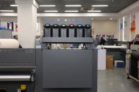 China HB1804 4-Head Hybrid UV Printer 1.8m Large Format Flatbed Printer 4-Color for sale