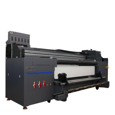 China Good Quality I3200 1.8m(6 Heads) 4 Colors UV Flatbed Printer Large UV Mesh Belt Machine Flatbed Printer for sale