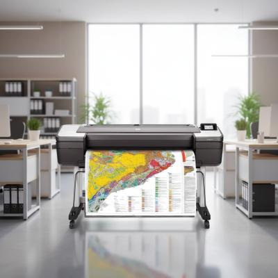 China HP DesignJet T1700 Color Inkjet Printer Cad Printer 44 Inch for sale