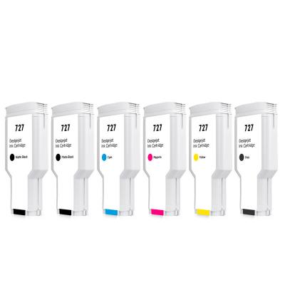 China Betcolor 727 Re-Manufactured for Cartridge 6 Colors 300ml One Time Chip Dye & Pigment for Compatible with HP PT920 T1500 T2500 for sale