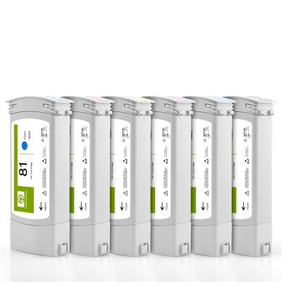 China Betcolor 81 Full Color for Cartridge Compatible for HP Designjet Z5000/5000/5000PC/5500 Printers 680ML/PC Digital Printing for sale