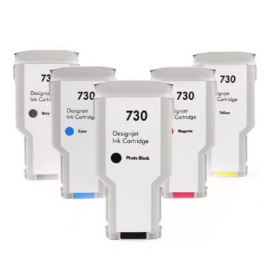 China Betcolor 6 Colors H P730 Compatible Full Dye for Cartridge Disposable Chip High Quality HP Design Jet T1600 T2600 T1700 Bulk for sale