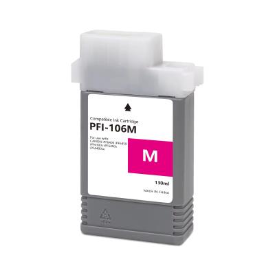 China Betcolor PFI-106 Domestic for Cartridge 130ml Colored Disposable Chip Compatible with IPF6400/450/6410/6460 Printers for sale