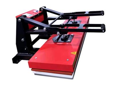 China Betcolor 25*100 Large Format Clamshell Sublimation Transfer Printing Machine 25 X 100 cm Lanyard Heat Press Machine for T-shirt for sale