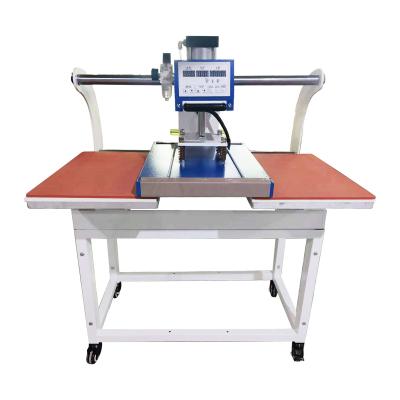 China Slide up Double Station Pneumatic Motor Large Format Sublimation Press Pneumatic Hot Press 40x60cm for sale