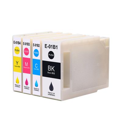 China Betcolor Empty Yellow Black Color for Cartridge for Inkjet Printers Compatible with WF-C8190a Model with Chip for sale