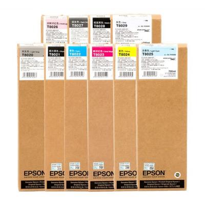 China Original Eps on T8020-9 Ink Cartridge  Eps on  P10080 20080 Digital Printing Plotter Bulk Packaging No Cartridge's Status Full for sale