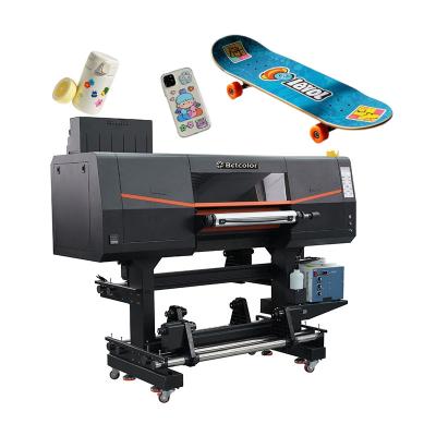 China 2026 Hot Sale UV DTF Printer Crystal Label Transfer Sticker Printer 3Heads 60cm UV DTF Printing Machine for sale