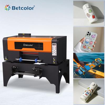 China Factory Direct Selling 3 Heads 30CM UV DTF Printer DTF Desktop DIY Custom Garments Heat Transfer Inkjet UV DTF Printer for sale
