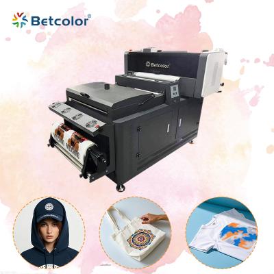 China Advanced 3D DTF Printer 2 Heads A1 60CM DTF PrinterXP600/1600A1/I3200-A1  Laser Label Printing Machine for Custom Stickers for sale