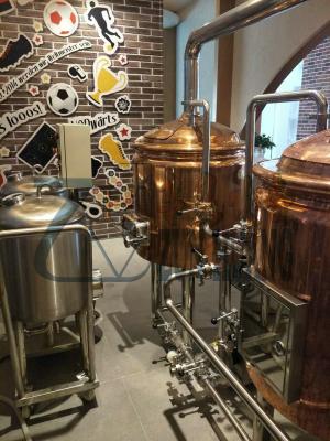 China Micro small red copper brewing qipment  200L home brew machine for sale